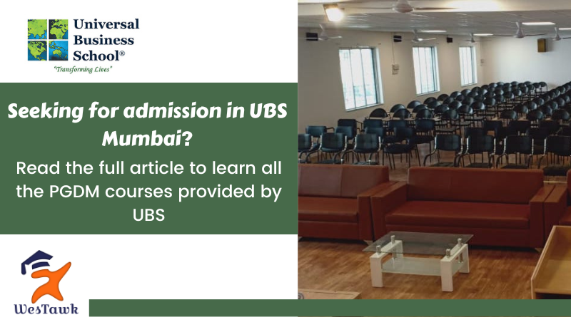 UBS Mumbai | PGDM Fees | Placement | Eligibility | Scholarship ...